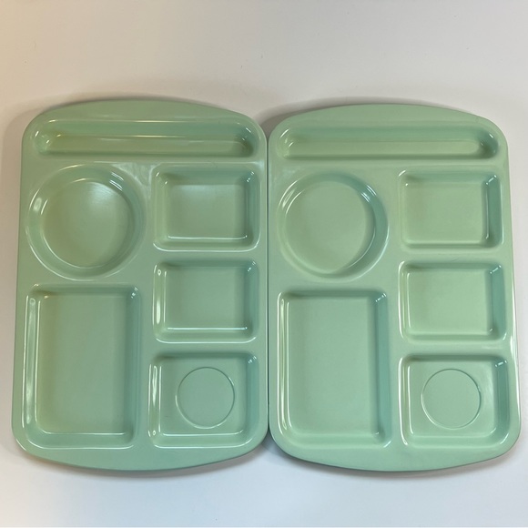 Prolon Ware | Dining | 2 Vintage Prolon Ware Mint Green Melamine ...